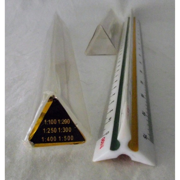 Staedtler | Office | Triangular Ruler Architect Engineer Drafter 3 ...